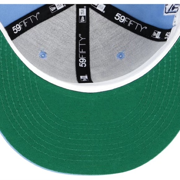 New Era | Accessories | Tampa Bay Rays Mlb Powder Blue Pipe 59fifty Cap ...